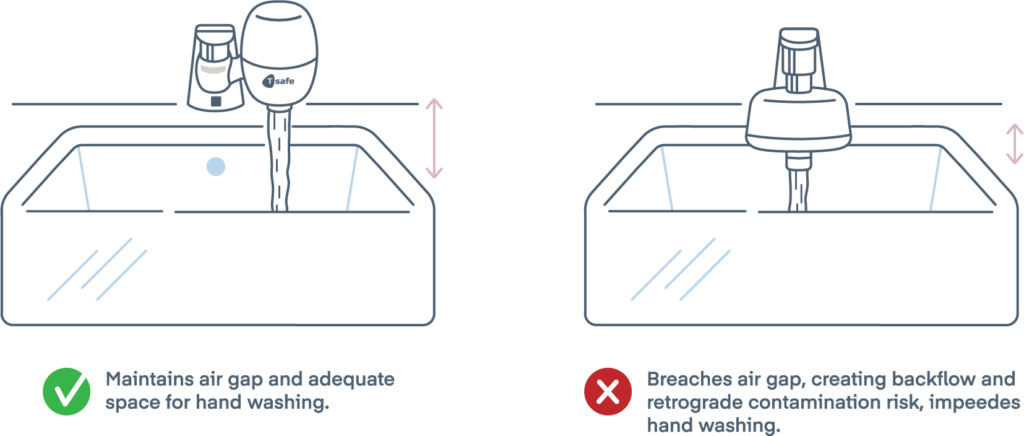 Medical Tap Filter Side Mount 31 Day - T-safe | Delivering Safe Water